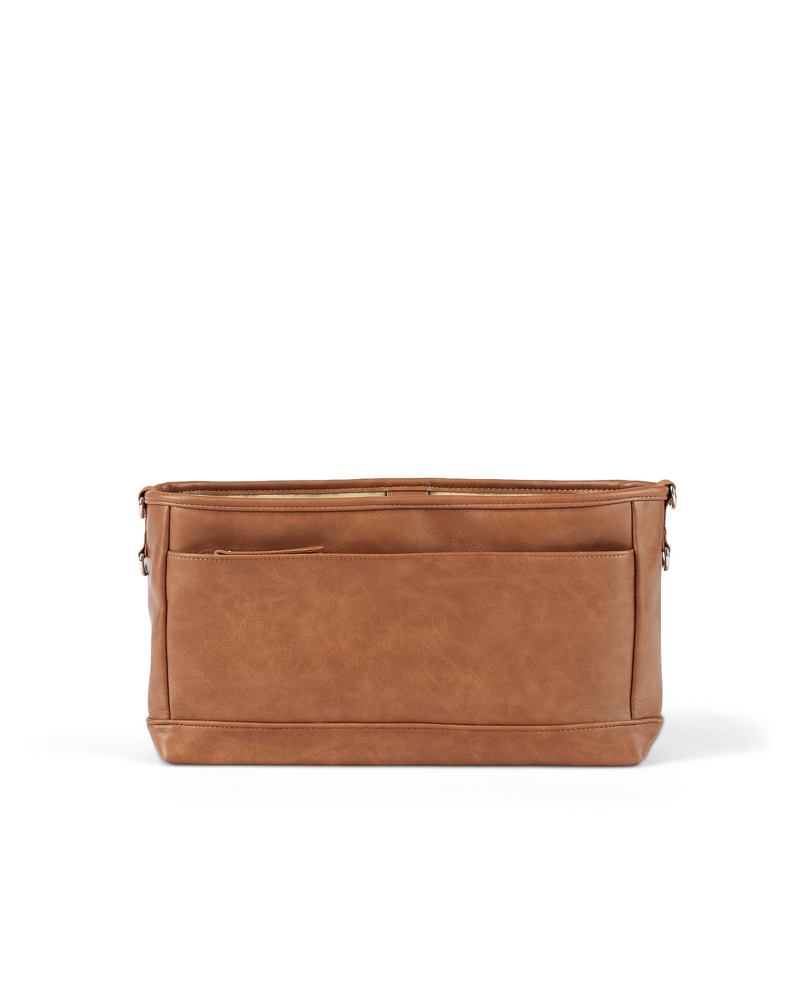 Tan Faux Leather Pram Caddy — OiOi
