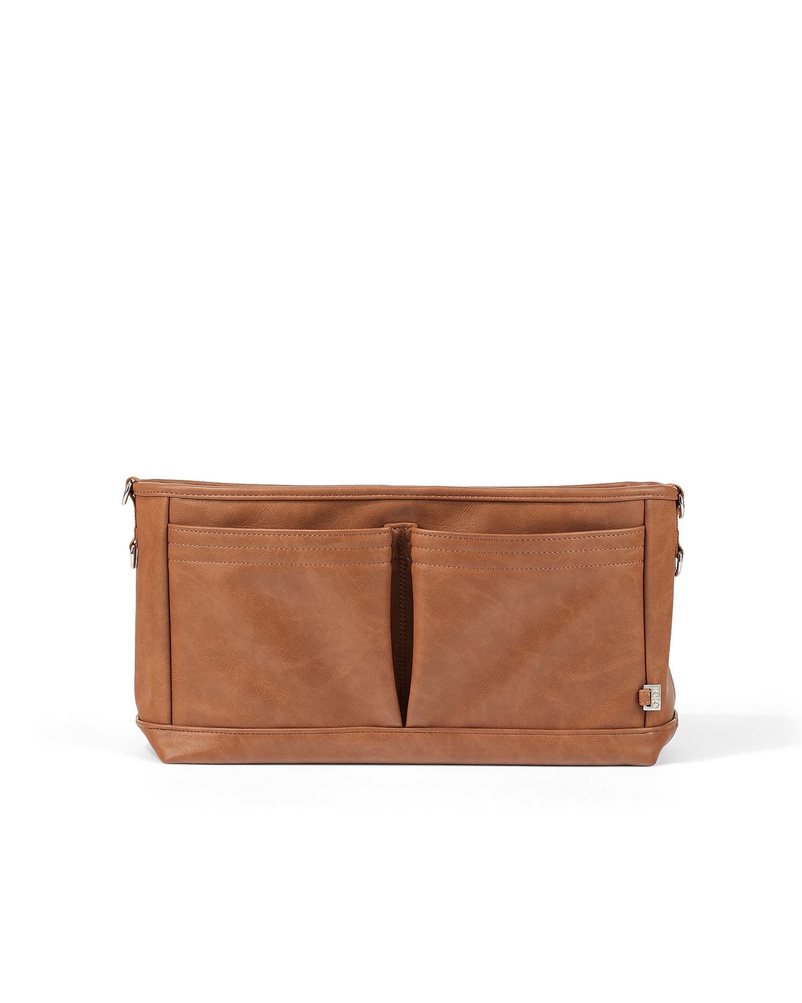 Tan Faux Leather Pram Caddy — OiOi
