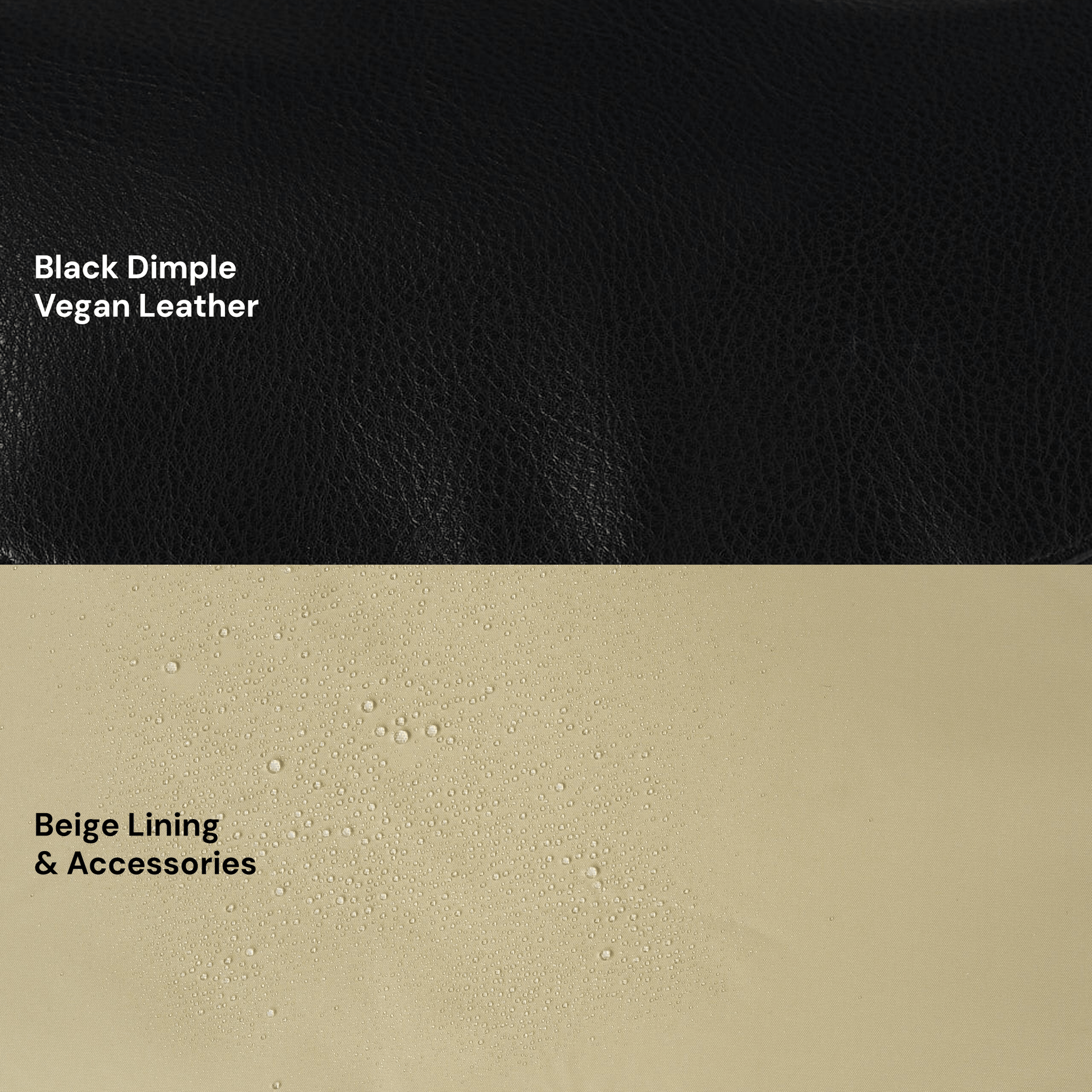 Black Nappy Backpack - Faux Leather — OiOi