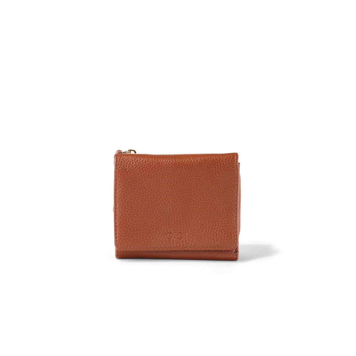 Trifold Wallet - Terracotta Genuine Leather — OiOi
