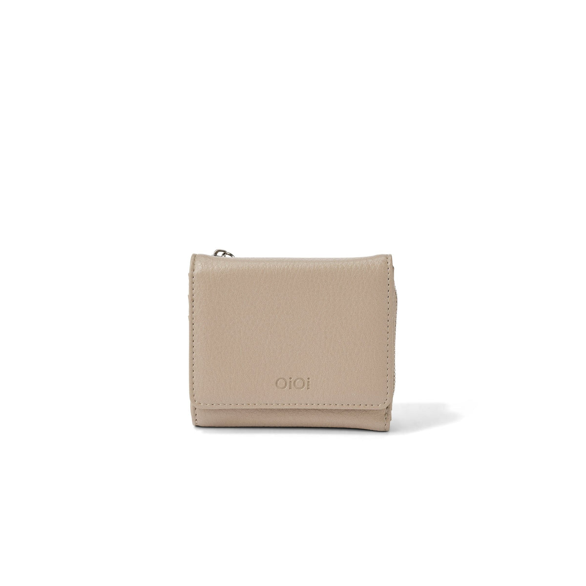 Trifold Wallet - Oat Vegan Leather — OiOi