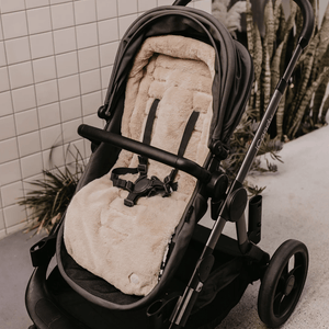 Cozy Fleece Pram Liner - Leopard — OiOi