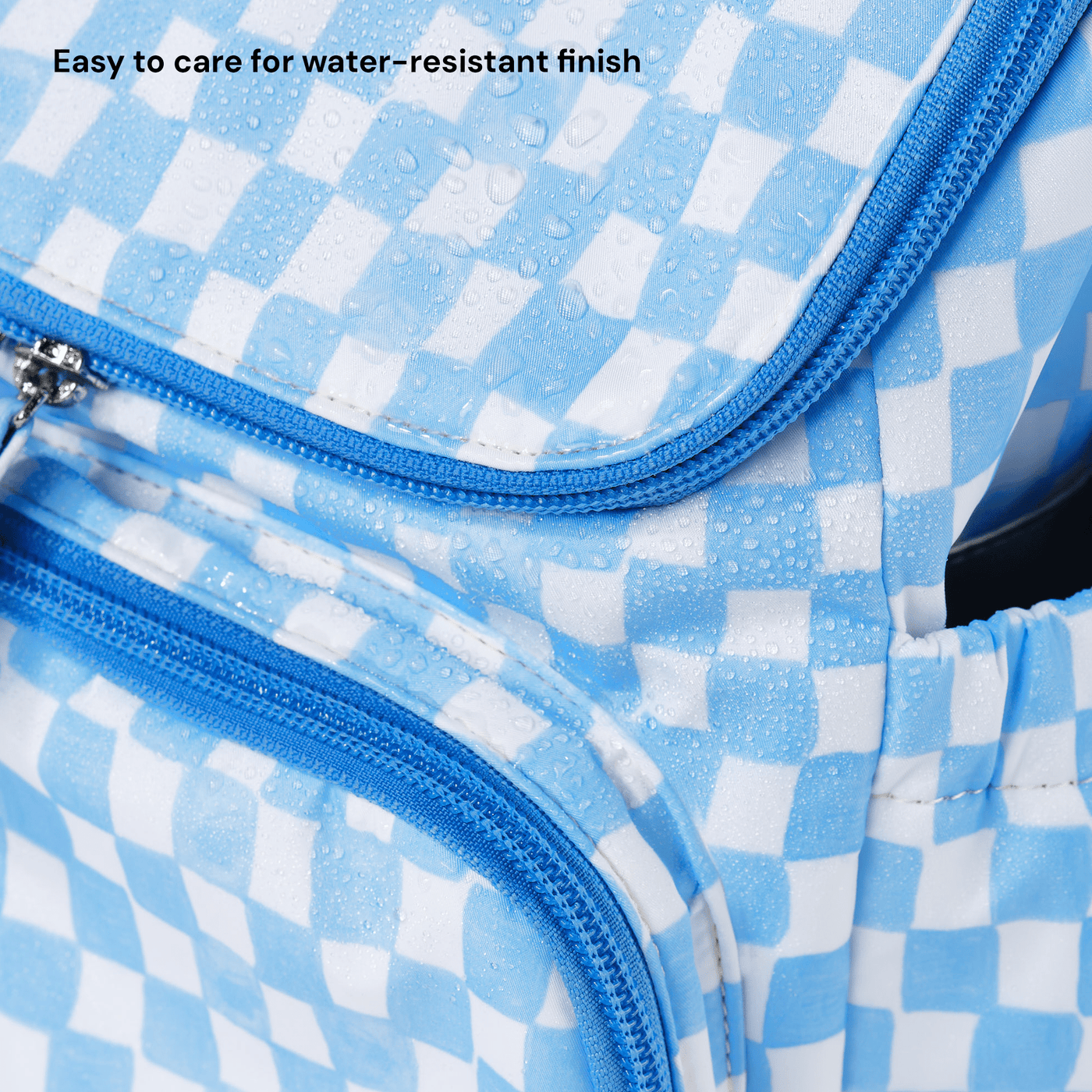 Signature Kids Backpack - Blue Check| OiOi Kinder Bag