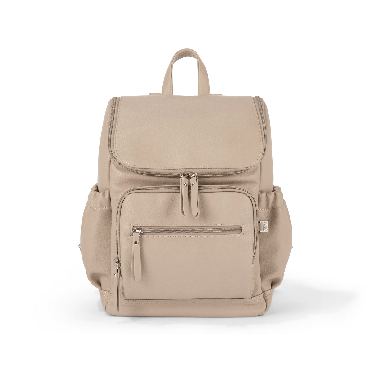 Mini Signature Backpack - Oat Vegan Leather — OiOi
