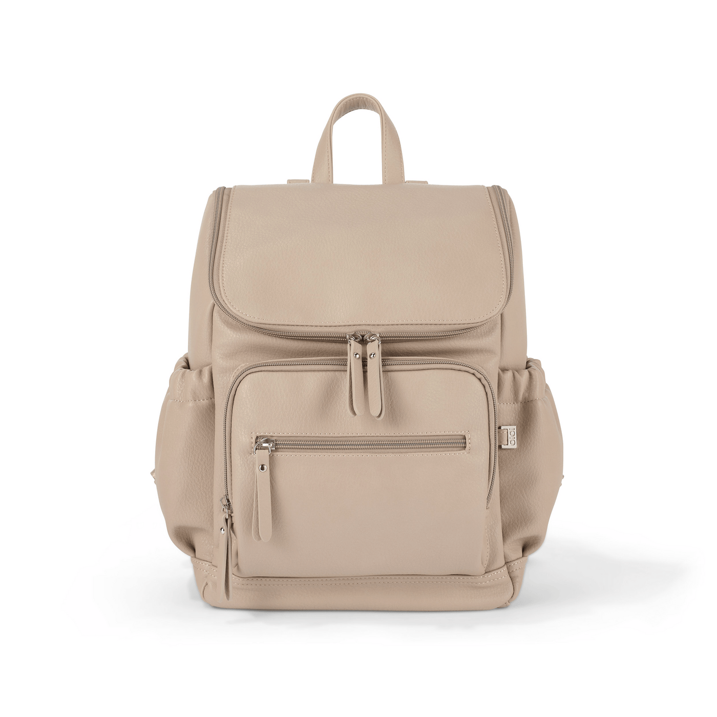Mini Signature Backpack - Oat Vegan Leather — OiOi