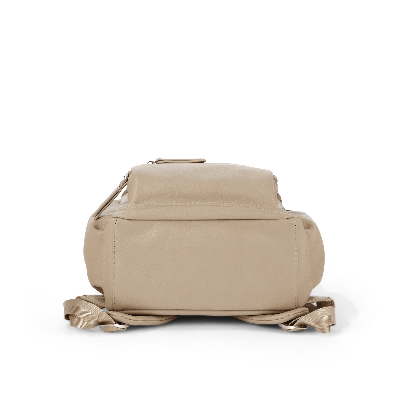 Mini Signature Backpack - Oat Vegan Leather — OiOi