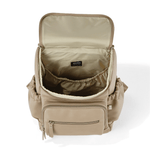 Mini Signature Backpack - Oat Vegan Leather — OiOi
