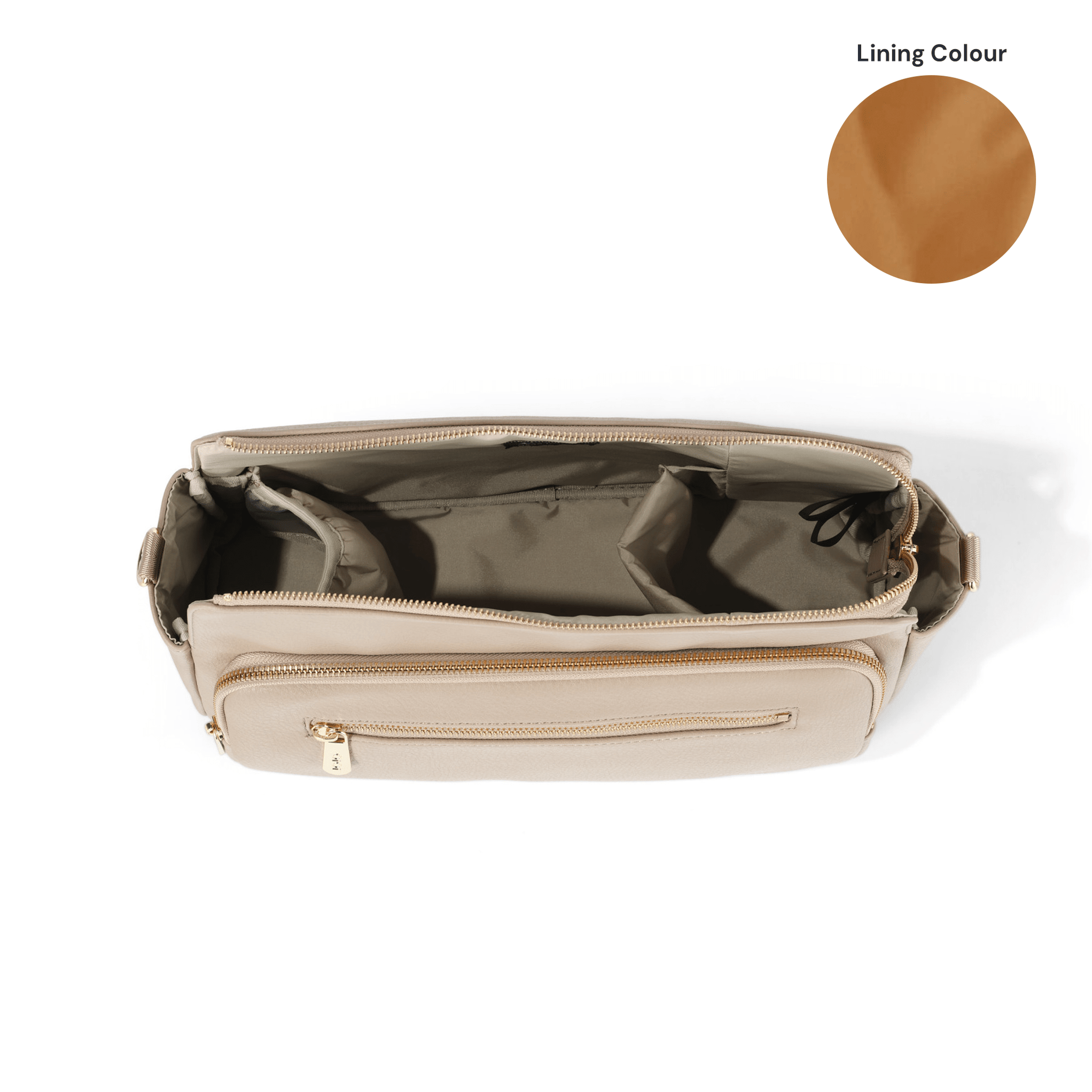 Multitasker Pram Caddy - Chestnut Brown Vegan Leather — OiOi