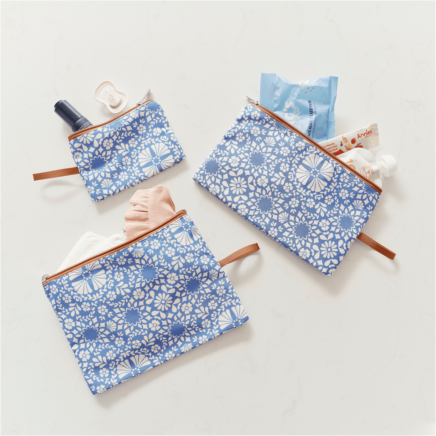 Moroccan Tile Packing Pouch Trio | Bag Organisers — OiOi